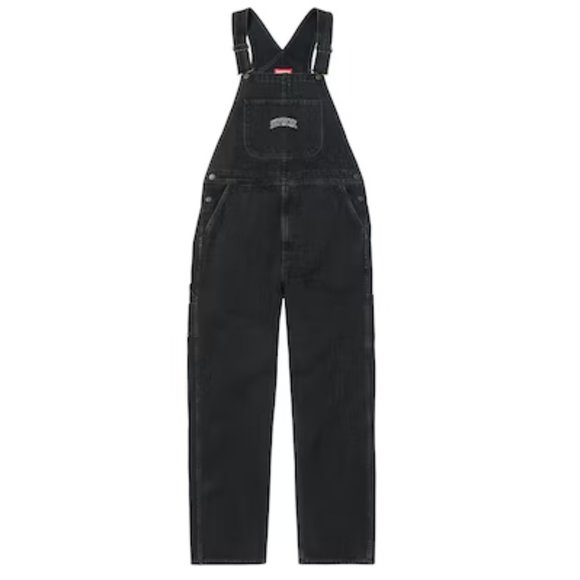 Supreme | Jeans | New Supreme Denim Overalls Black | Poshmark